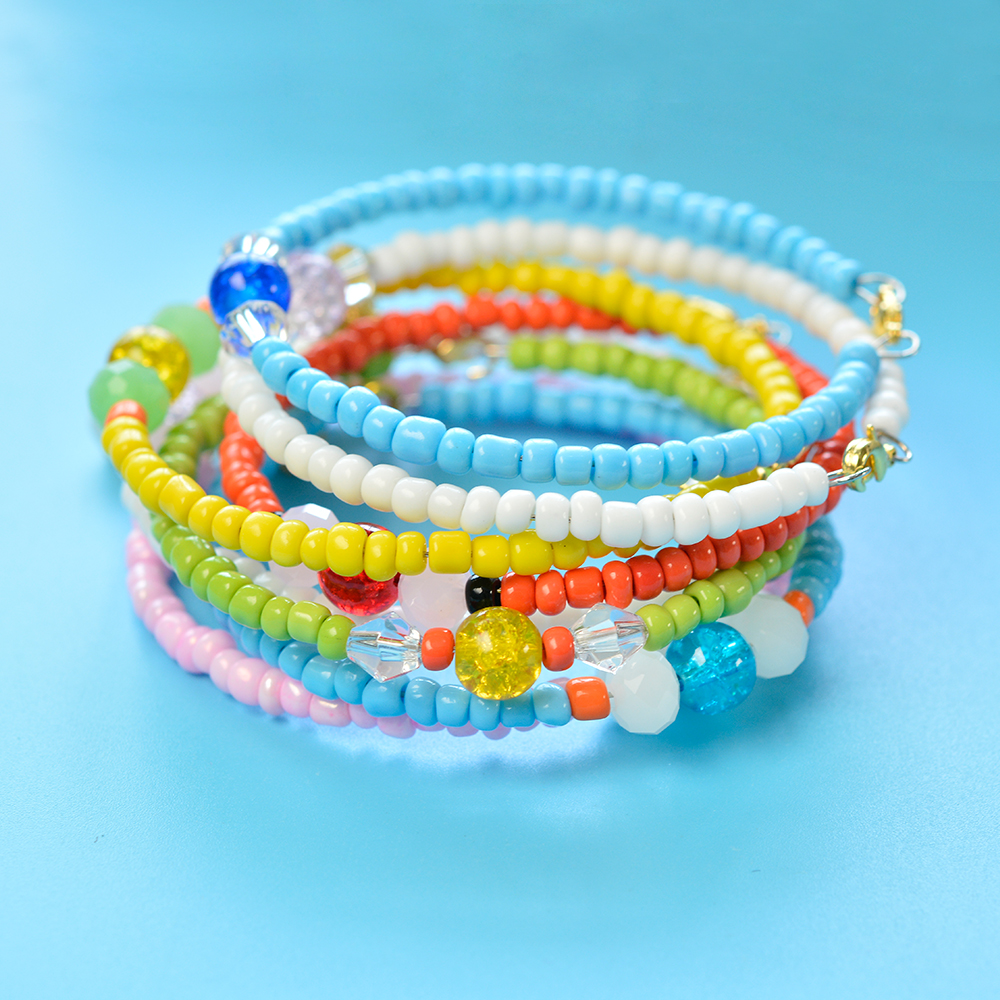 Multi Strands Seed Beads Bangle | Pandahall Inspiration Projects