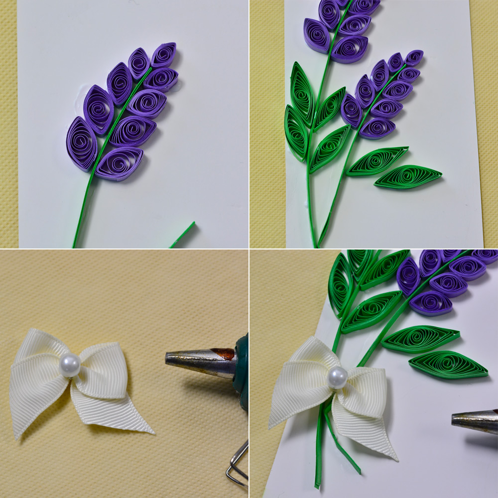 Easy Quilling Lavender Cards | Pandahall Inspiration Projects