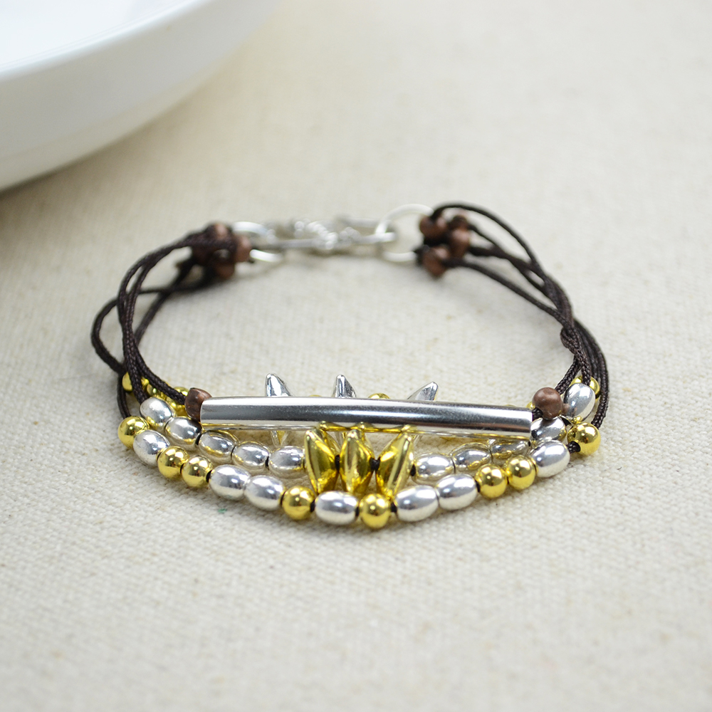 Cool Four-Strand Bracelet | Pandahall Inspiration Projects