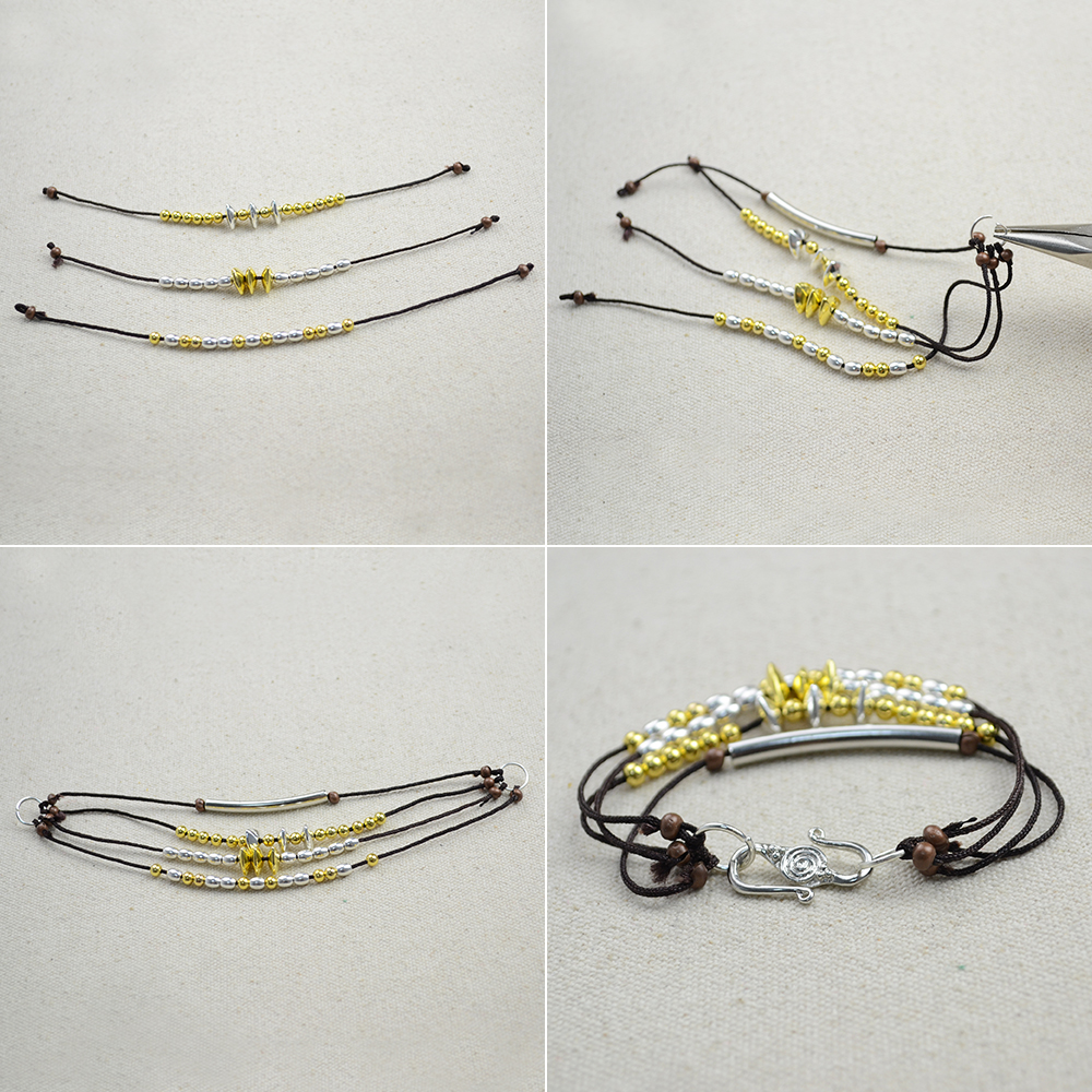 Cool Four-Strand Bracelet | Pandahall Inspiration Projects
