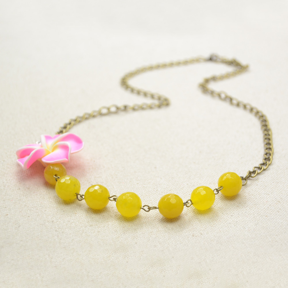 Fresh Flower Chain Necklace | Pandahall Inspiration Projects
