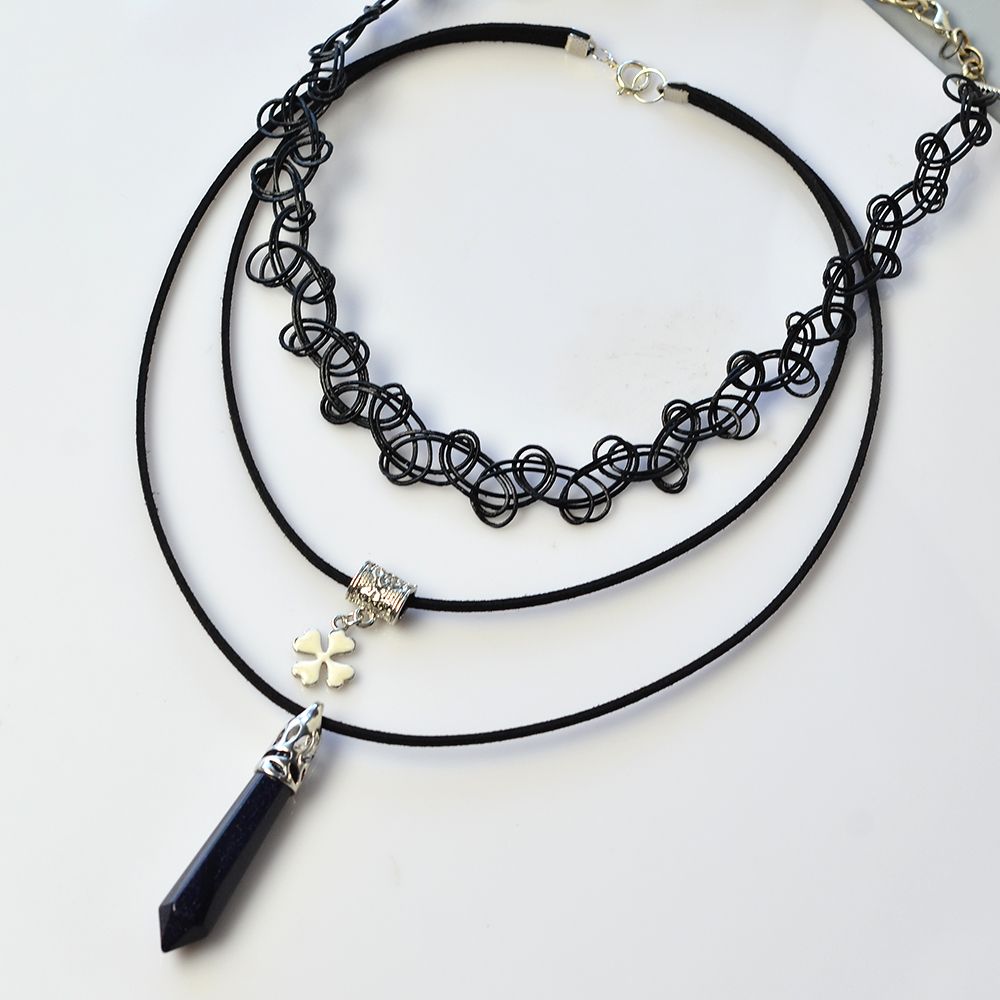 2-Layer Pendant Suede Cord Necklace | Pandahall Inspiration Projects