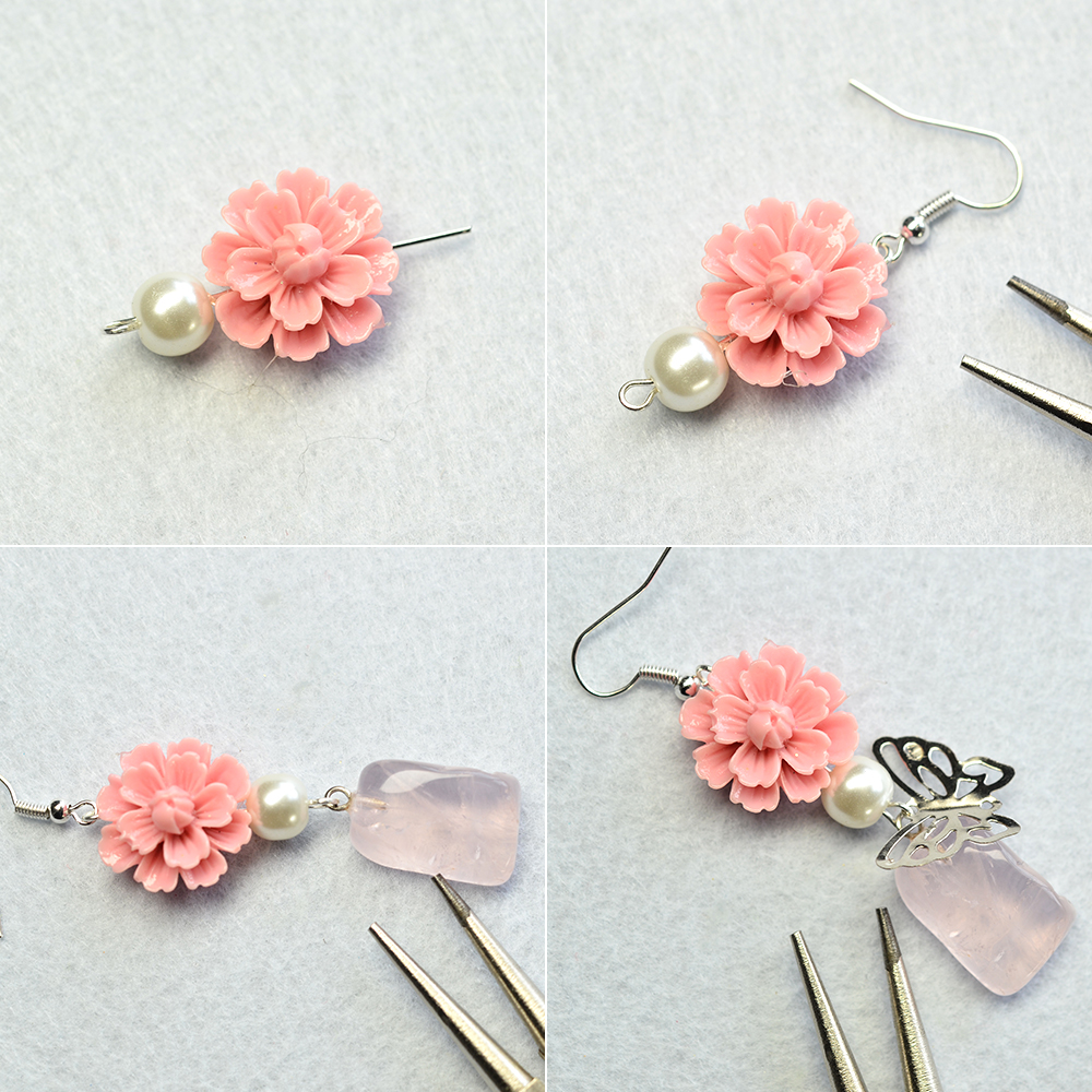 Fancy Resin Flower Earrings | Pandahall Inspiration Projects