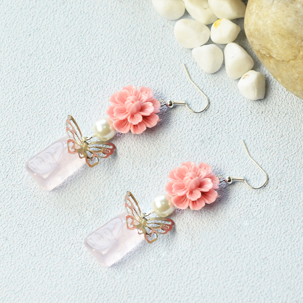 Fancy Resin Flower Earrings | Pandahall Inspiration Projects