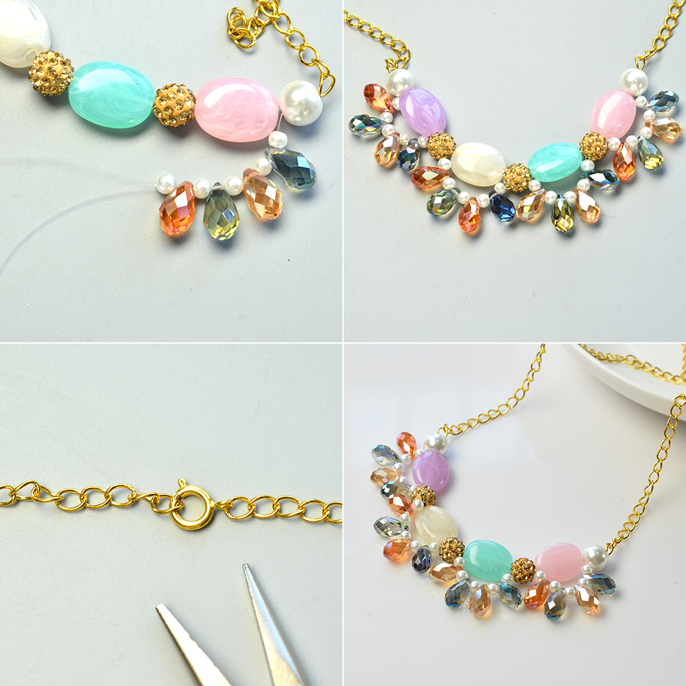 Fresh Beaded Chain Necklace | Pandahall Inspiration Projects