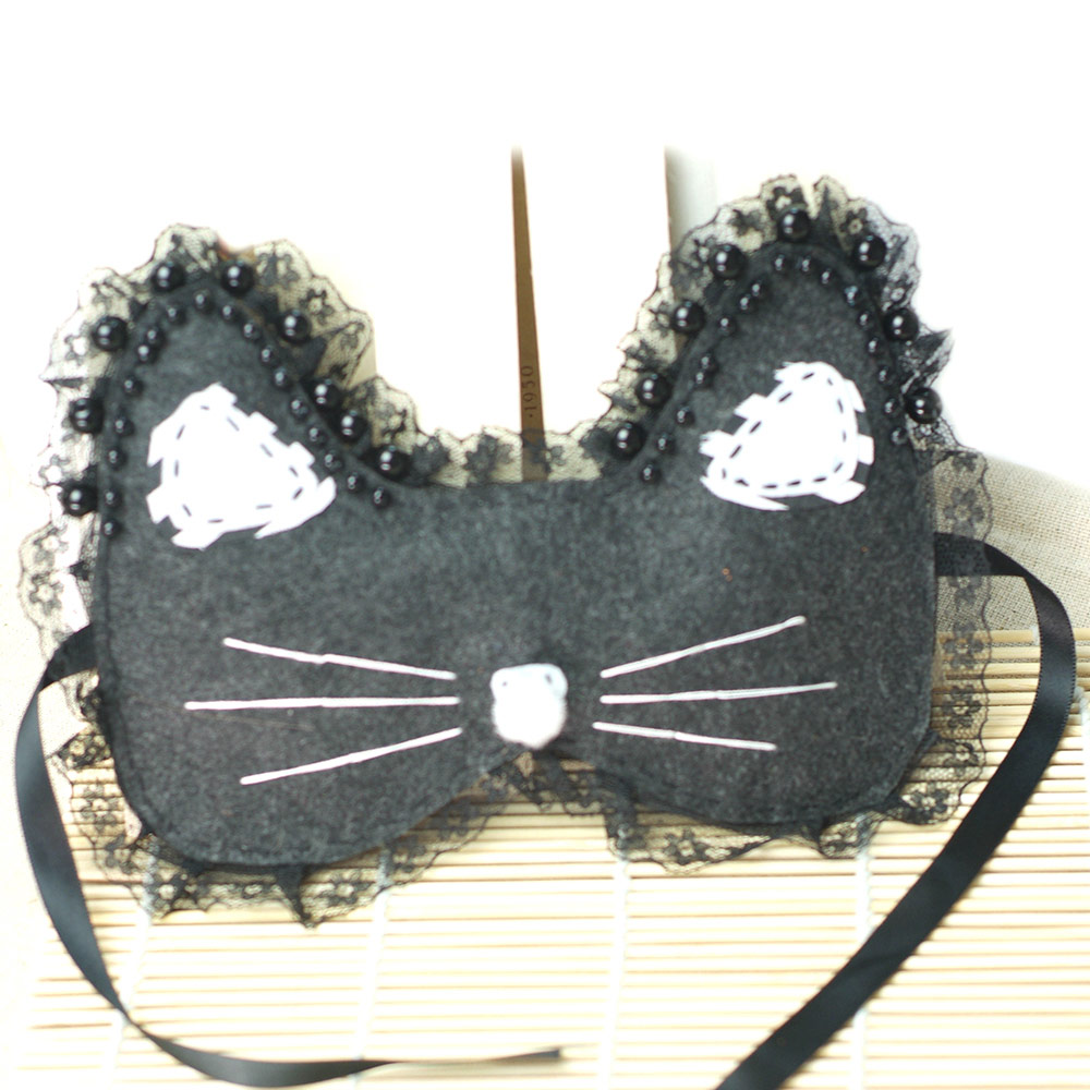Cute Black Cat Mask for Halloween | Pandahall Inspiration Projects