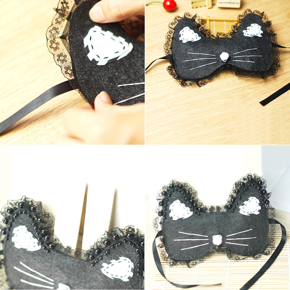Cute Black Cat Mask for Halloween | Pandahall Inspiration Projects