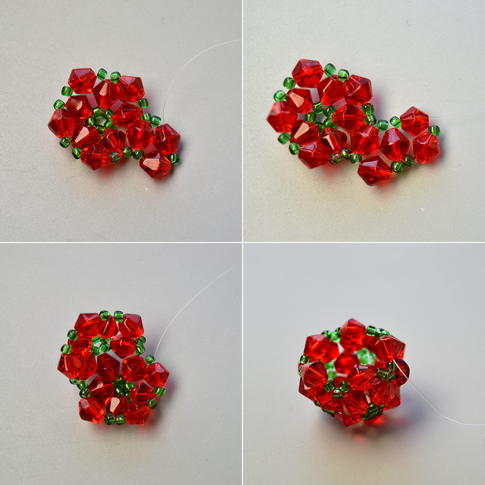 Red Glass Beads Ball Stitch Earrings | Pandahall Inspiration Projects