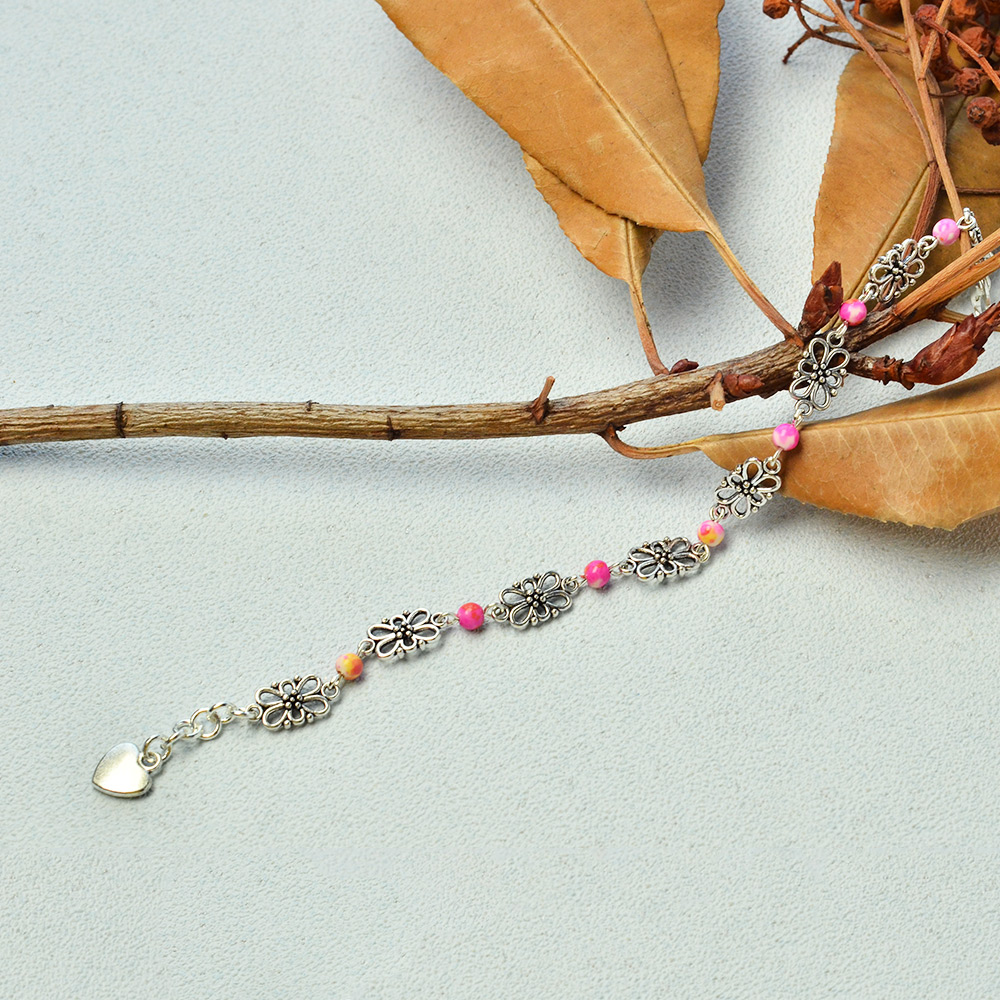 Simple Flower Decoration Bracelet | Pandahall Inspiration Projects