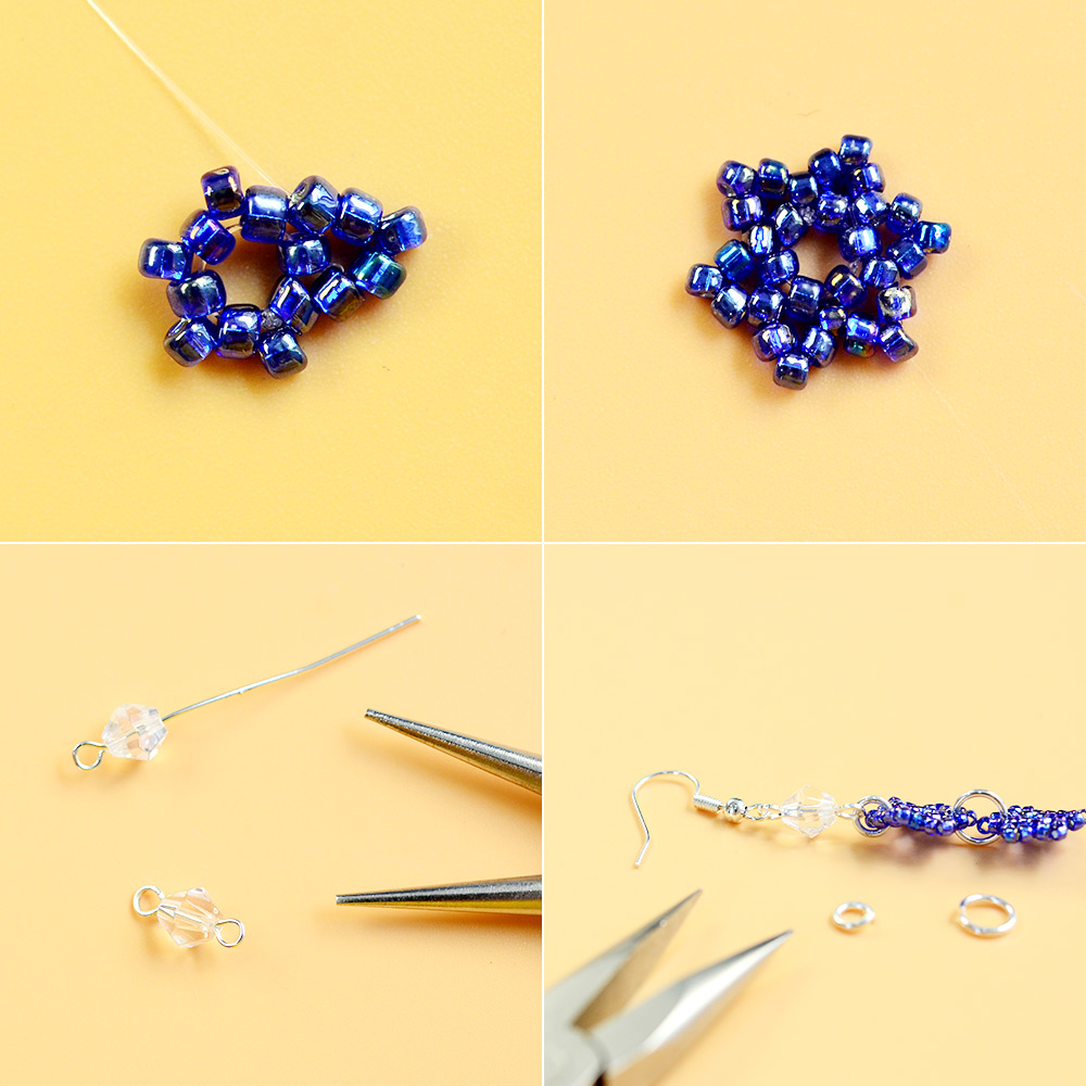 Blue Seed Beads Earrings | Pandahall Inspiration Projects