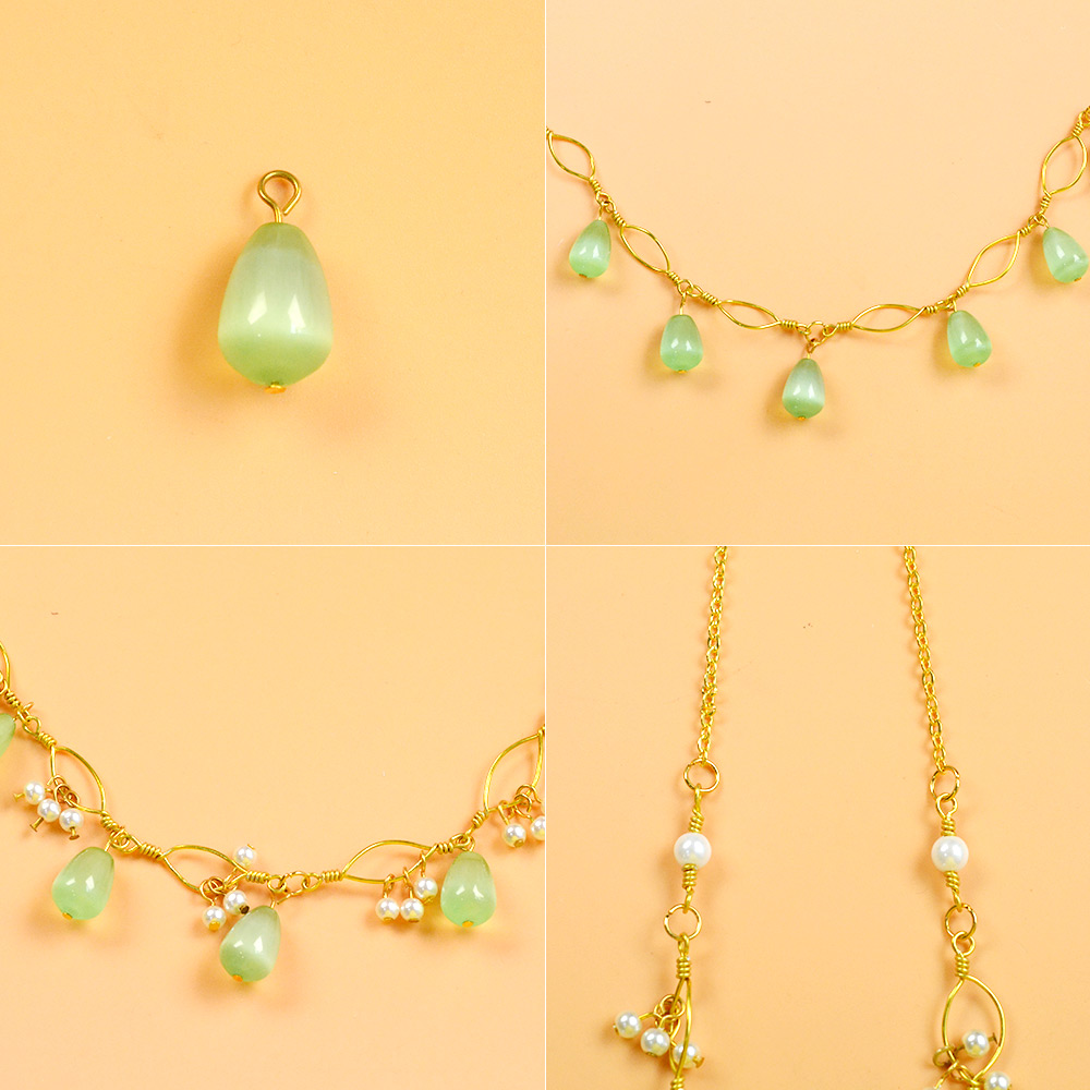 Water Drop Gemstone Necklace | Pandahall Inspiration Projects