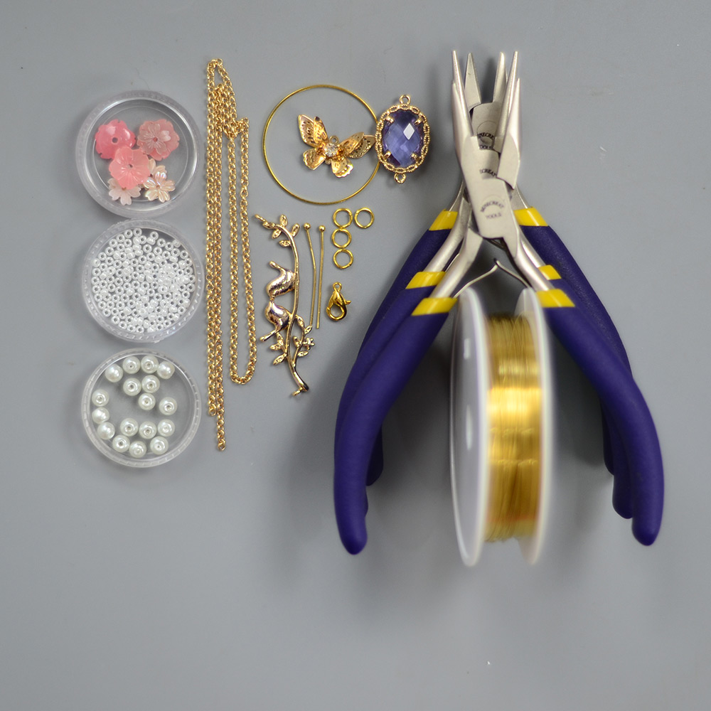 Spring Golden Tassel Necklace | Pandahall Inspiration Projects