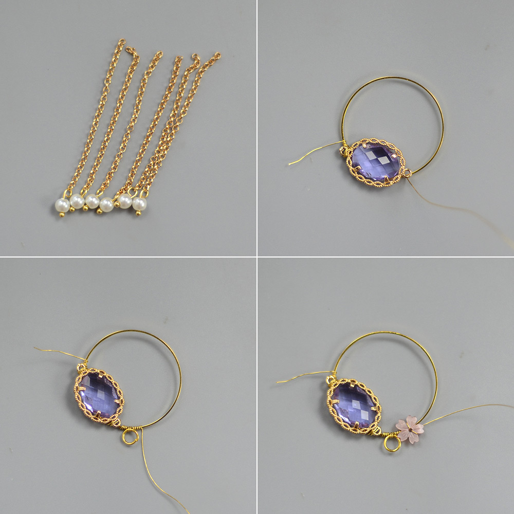 Spring Golden Tassel Necklace | Pandahall Inspiration Projects