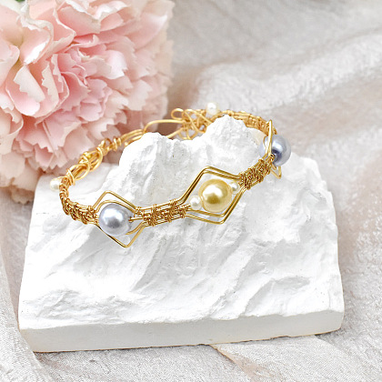 Pearl Wire Bracelet | Pandahall Inspiration Projects