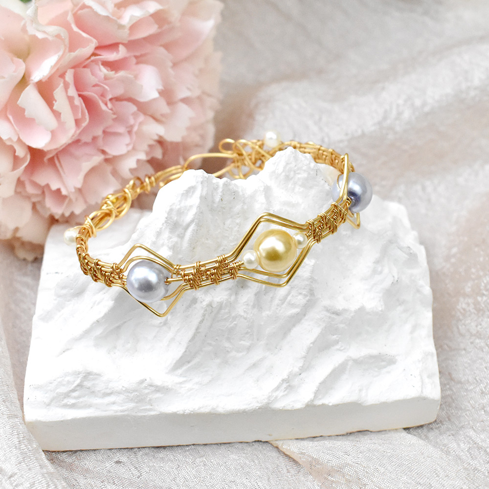 Pearl Wire Bracelet | Pandahall Inspiration Projects
