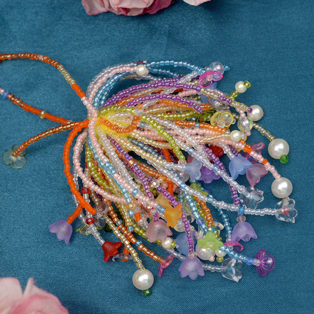 Colorful Beaded Firework Pendant | Pandahall Inspiration Projects