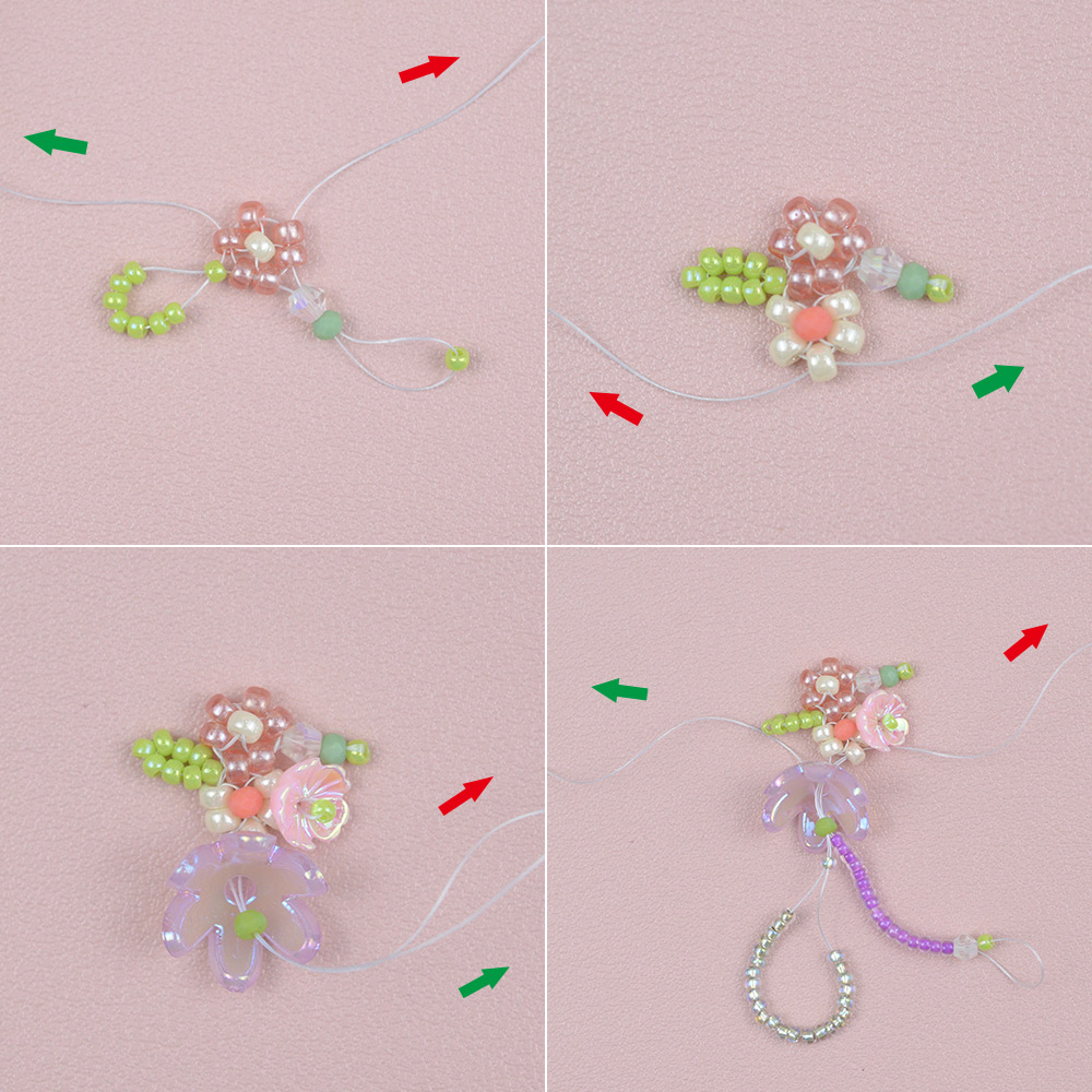 Vibrant Color-Blend Seed Bead Flower Earrings | Pandahall Inspiration ...