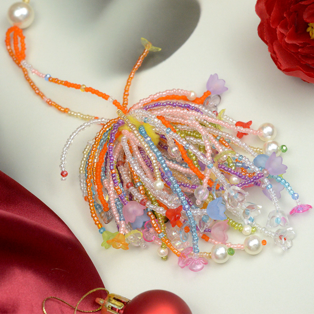 Colorful Beaded Firework Pendant | Pandahall Inspiration Projects